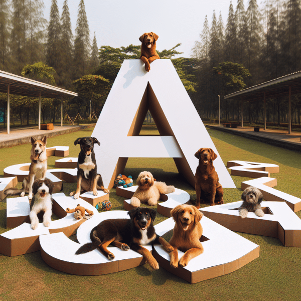 Nombres para perros con la letra A - Perro Adoptado - Familia feliz